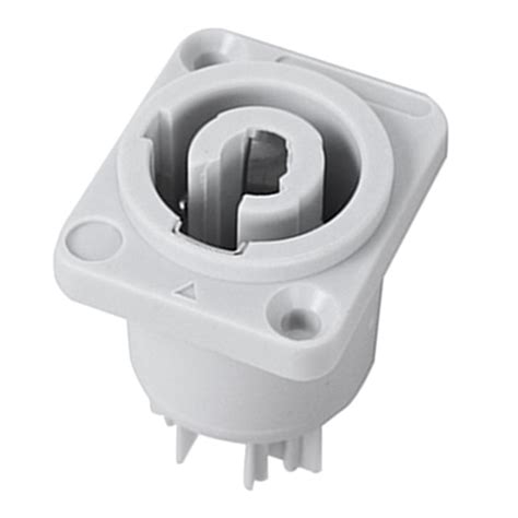 Powercon Connector 3 Pins 20a 250v Power Speaker Panel Socket Grey