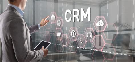 Crm Customer Relationship Management Customer Orientation Concept Stock Illustration