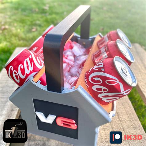 V6 Engine Block Can Cooler Stl 3d Printing Files Digital Download Etsy