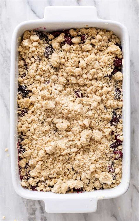 Cherry Crisp Made With Homemade Pie Filling My Baking Addiction