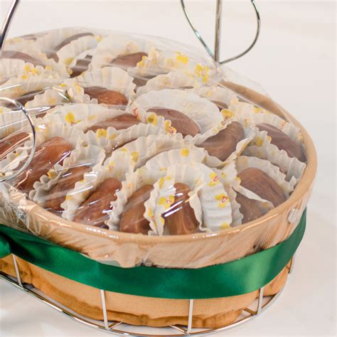 Dates And Oval Metal Biscuit Basket Delivery In Singapore Fnp Sg