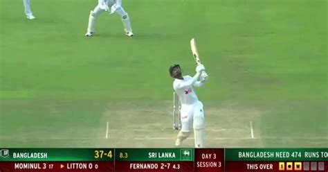 Horror Litton Das Shot Reflective Of Bangladeshs 24 Years In Test Cricket Cricblog