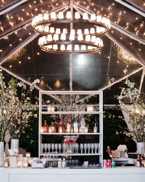 Paige And Travis Cocktail Hour Set Up At The Elmsmansion Was Truly