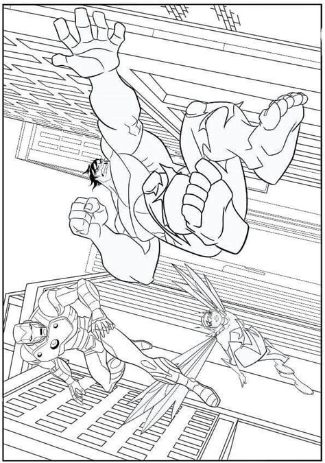 Coloring Pages Avengers Endgame