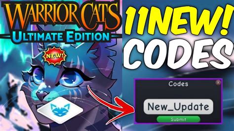 💥lunar Update 💥all Working Codes For Warrior Cats Codes 2025 Roblox