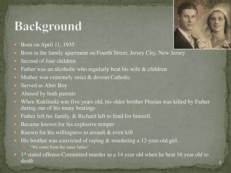 Richard Kuklinski Victims Crime Scene Photos