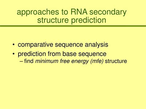 Ppt Computational Prediction Of Rna And Dna Secondary Structure Powerpoint Presentation Id