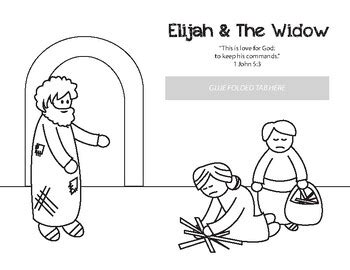 Elijah Helps A Widow Coloring Page [2025]