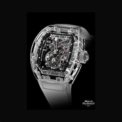 Watch Richard Mille Rm 56 01 Tourbillon Saphir Rm 56 Sapphire Crystal Aerospace Nano Strap