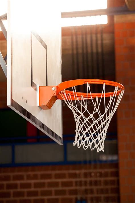 Indoor Basketball Hoop Stock Image Image Of Sport Backboard 69899599