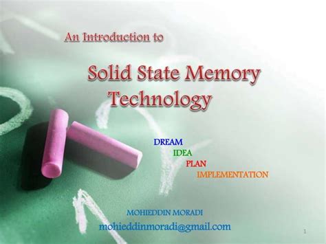Solid State Memory Technology Ppt