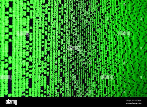 Macro Of Password Selection On The Monitor Of The Office Computer The Concept Of Hacking The