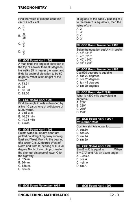 Solution Trigonometry Questions Studypool Solution Trigonometry Questions Studypool