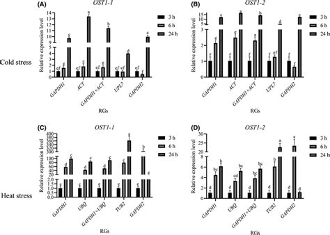 The Relative Expression Level Of Target Gene Ost1‐1 And Ost1‐2 In Download Scientific Diagram