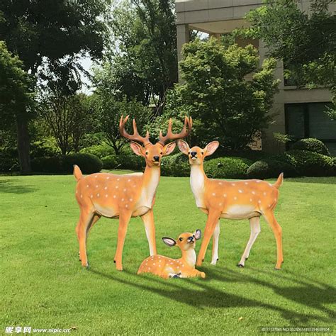 仿真梅花鹿by泉州江之南设计图景观设计环境设计设计图库昵图网
