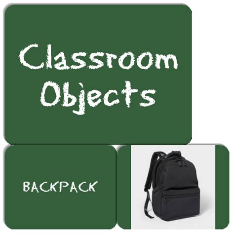 Classroom Objects Match The Memory