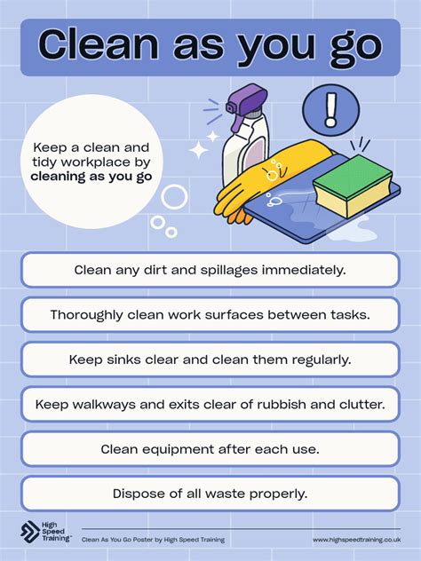 Clean As You Go Office Guidelines Pdf