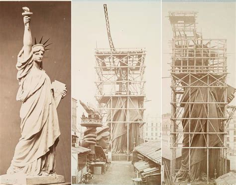 Rare Photos Of The Statue Of Liberty Under Construction