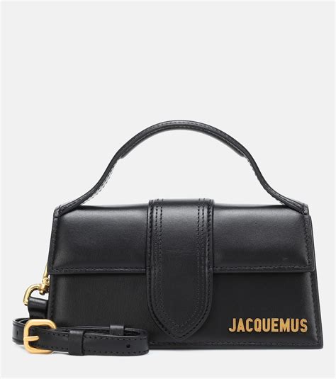 Le Bambino Leather Shoulder Bag In Black Jacquemus Mytheresa