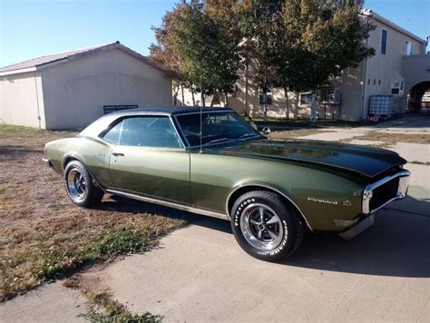 Vedoro Green 1968 Pontiac Firebird With Ohc 6 Engine