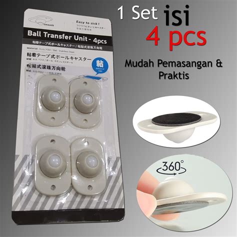 Jual Roda Kecil Tempel Tambahan 4in1 Roda Tempel Universal Roda Storage Box Roda Furniture