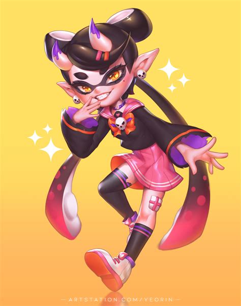 Halloween Callie — Splatoon Fan Concept Art By Yuri Mostavenco — Prouser Me
