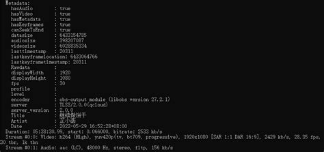 错误的时间戳记录及没有成功生成的metadata comment · issue 70 · acgnhiki blrec · github