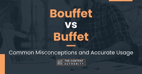 Buffet Vs Buffett At Laura Strong Blog
