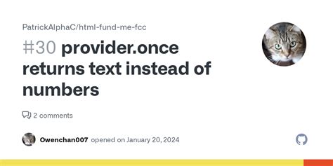 Provideronce Returns Text Instead Of Numbers · Issue 30