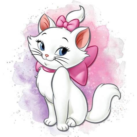 Gatinha Marie Marie Aristochat Dessin Facile Animaux Les Aristochats