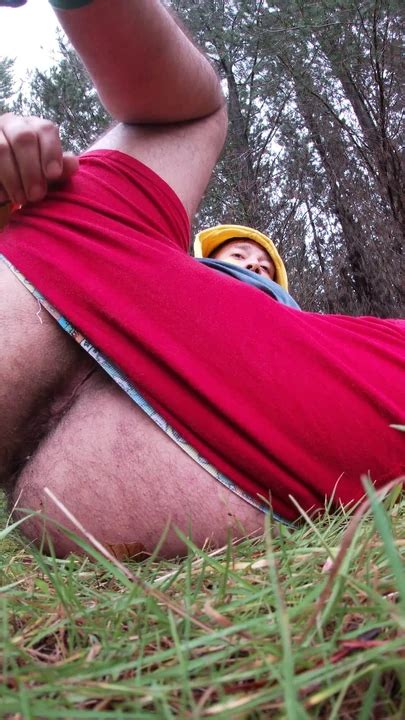 Key Moment From Ass Up Balls Swinging Caught Stroking In The Pines