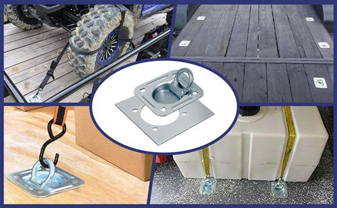 Lanbos Recessed D Ring Tie Down Anchors 6000 Lb Capacity