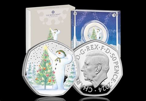 Uk 2024 The Snowman Silver Proof 50p