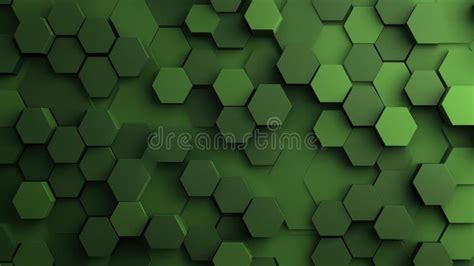 Vibrant Green Gaming Background Featuring Hexagon Patterns And Modern