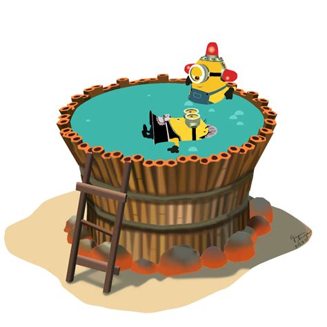 Bathing Minions By Gian Inger On Deviantart