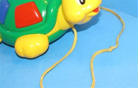 Vtg Megcos Rare Pull Along Musical Turtle W Lights And Sounds Works 9 L K 4605783451