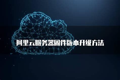 阿里云服务器固件版本升级方法