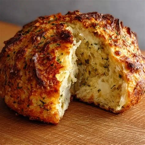 Garlic Herb Dutch Oven Bread Irresistible Fluffy And Crusty
