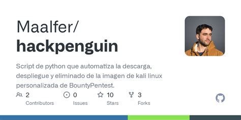 Github Maalferhackpenguin Script De Python Que Automatiza La