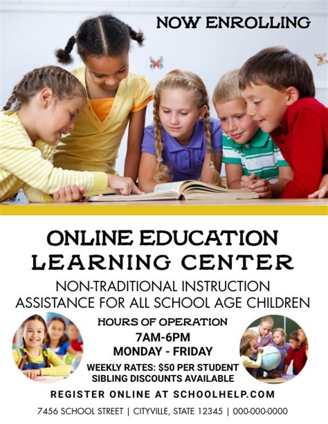 Online Learning Assistance Template Postermywall
