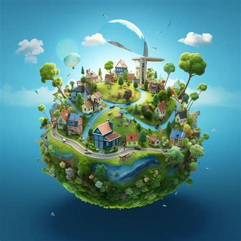 Tiny Planets Midjourney Prompt Promptbase