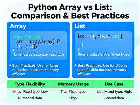 Python Array Vs List Complete Guide With Examples