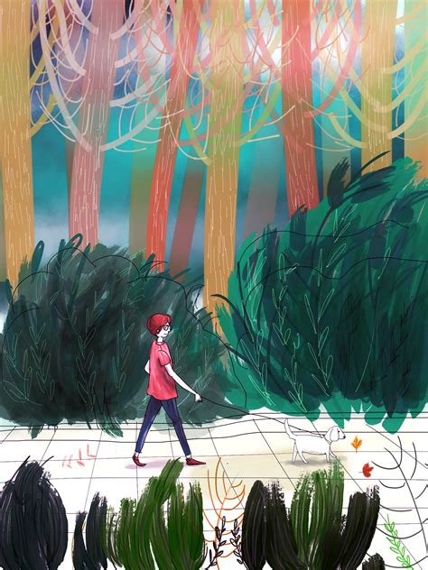 他的小白狗 On Behance