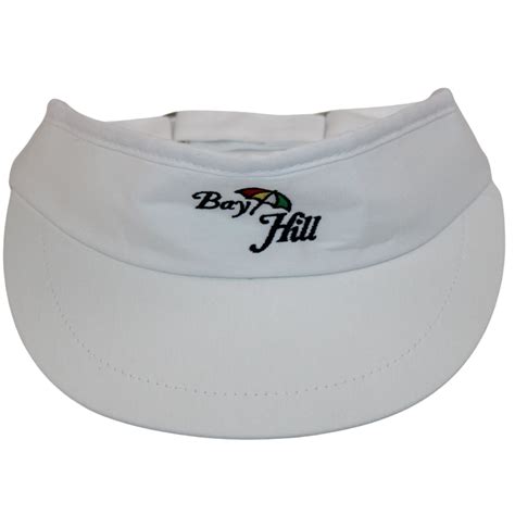 Lot Detail Arnold Palmers Personal Worn Bay Hill White Visor Caddy Nielson Collection