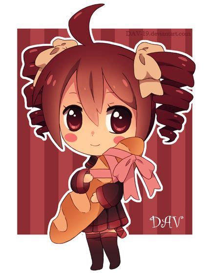 Cute Chibi Holding A Loaf Of Bread Chibi Cute Chibi Chibi Characters