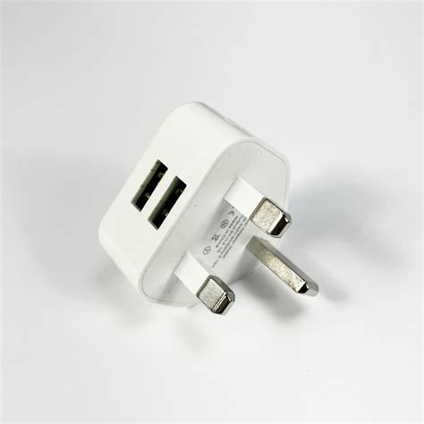 Double Outlet Usb Plug Adapter Retro Style Media