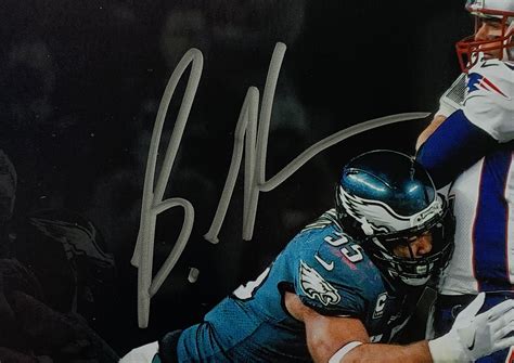Brandon Graham Signed Eagles 8x10 Photo Jsa Coa Pristine Auction