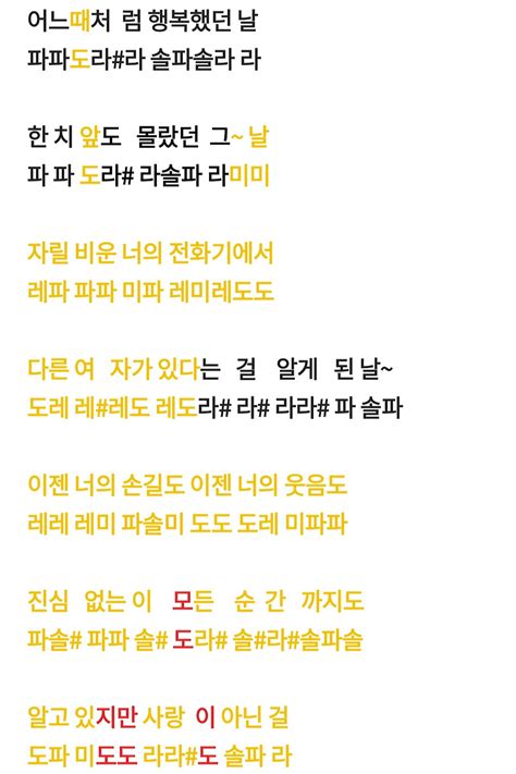 알고있지만 박다혜 옥타브 알아보기