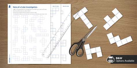 👉 Nets Of A Cube Teacher Made Twinkl