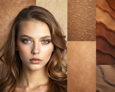 Premium Photo A Woman With Brown Eyes And A Brown Eye